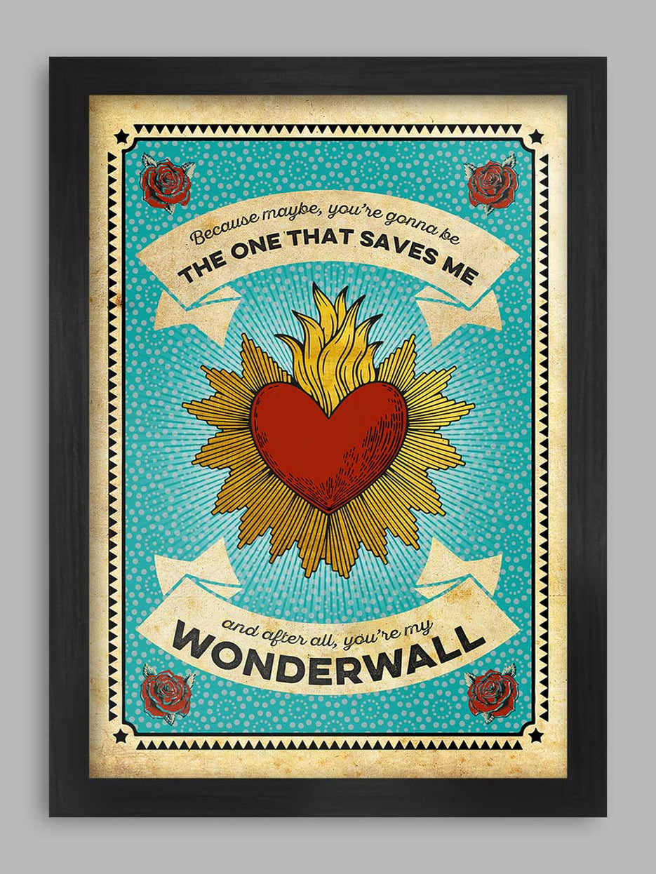Wonderwall - Poster Print — The Northern Line